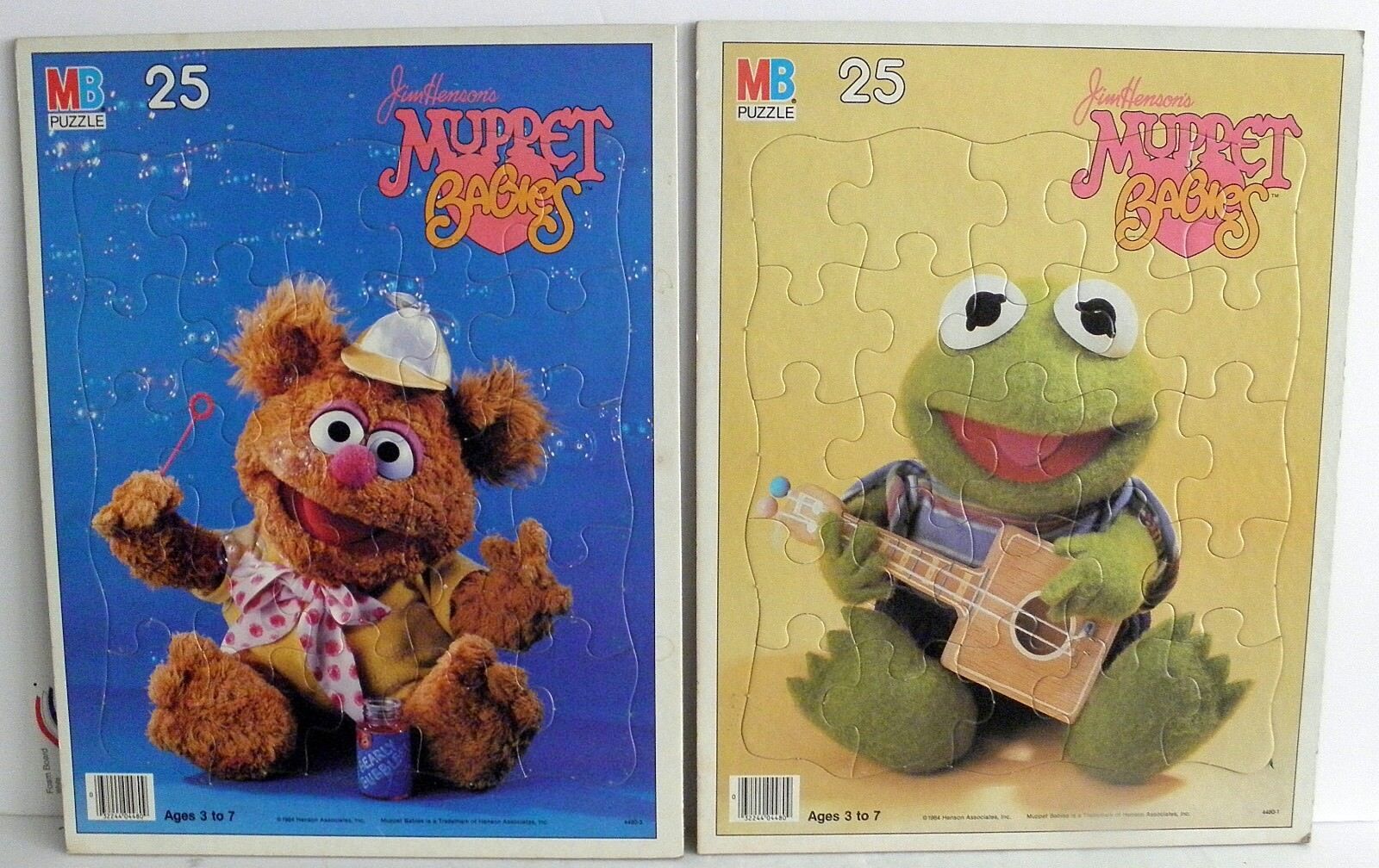 Tray Puzzles Barbie Dream Glo Muppet Babies Cabbage Patch Kids Pre ...