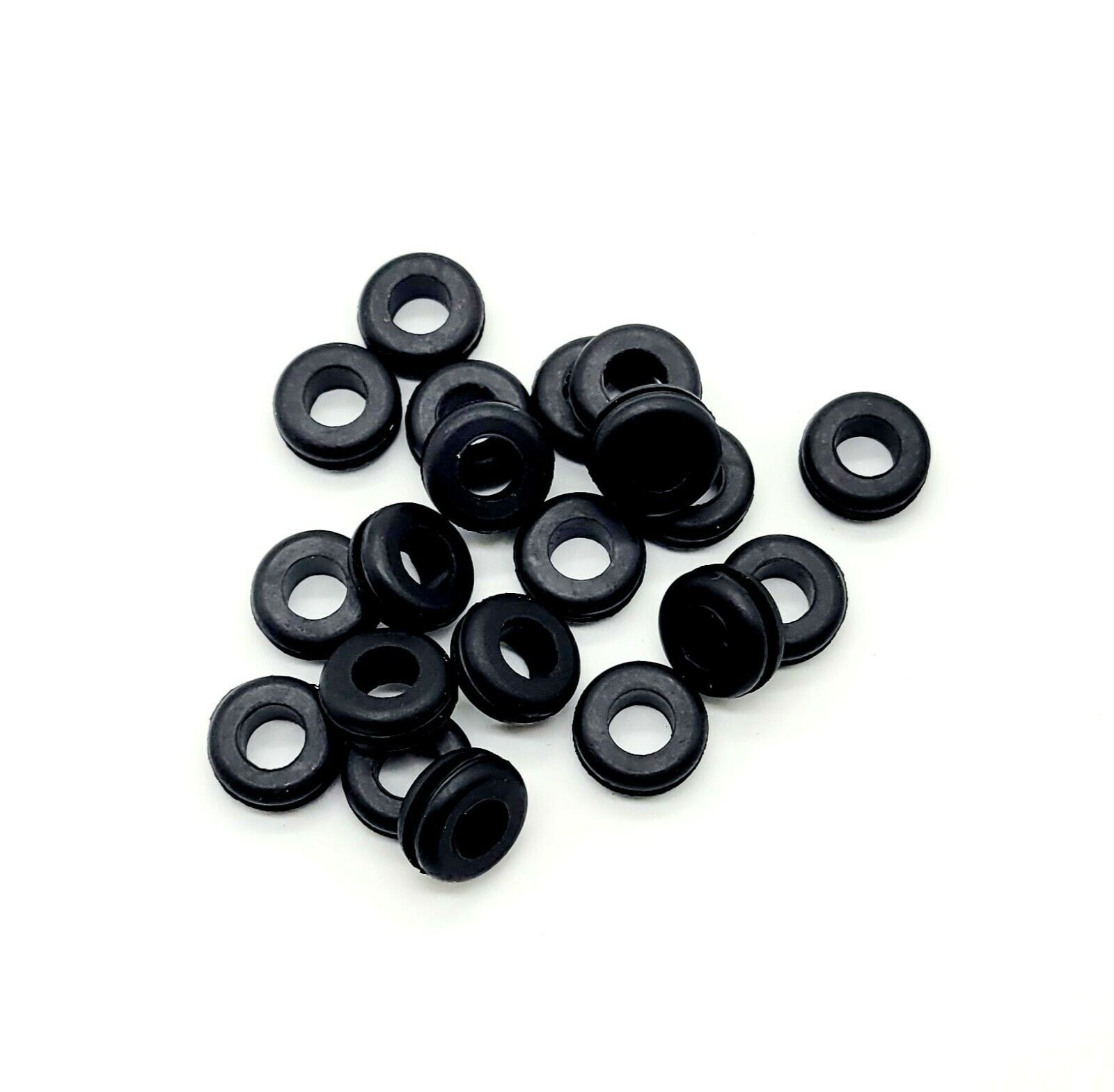 3/8" Panel Hole Rubber Wire Grommets 1/4" ID 1/16" Thick Wall Cable ...