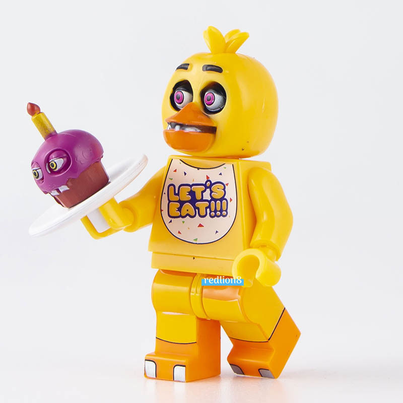Chica Five Nights at Freddy's Custom Printed Lego Compatible Minifigure ...