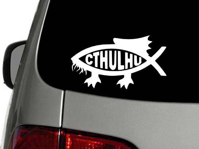 CTHULHU Emblem Lovecraft Vinyl Decal Car Sticker Wall Truck CHOOSE SIZE ...