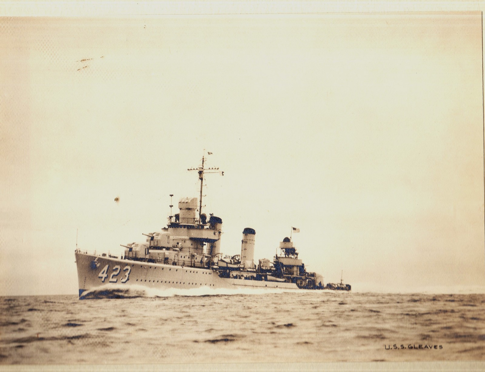 World War II U.S. Navy 5 Pictures of Ships Designed By Gibbs & Cox - Navy