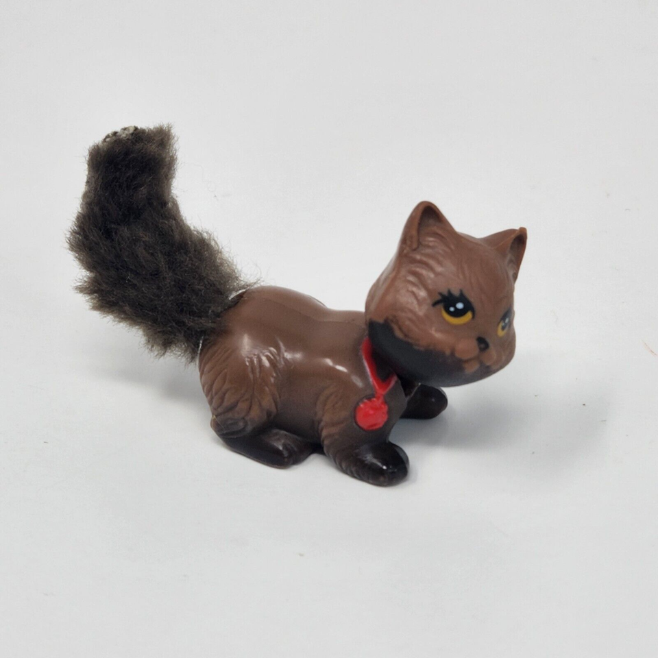 VINTAGE 1994 KENNER LITTLEST PET SHOP SPARKLING POND PETS BROWN KITTY ...