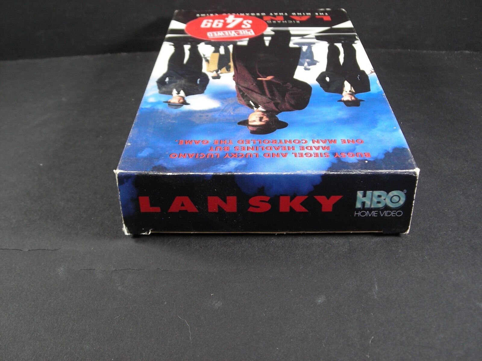 LANSKY 1999 VHS RARE OOP 90's HBO Mafia Gangster Film Meyer Bugsy Siegel - VHS Tapes