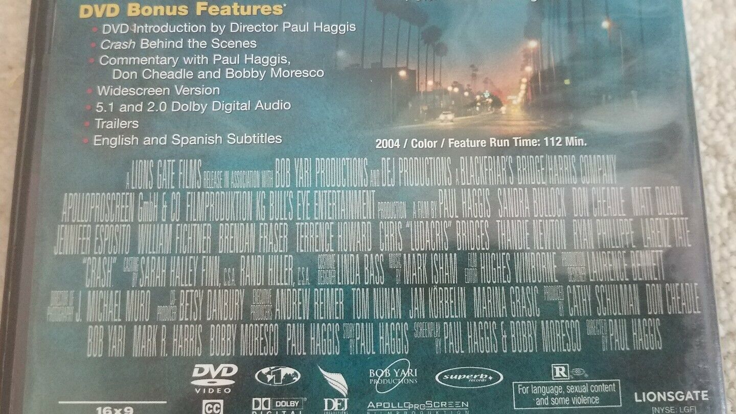 Crash (DVD, 2005, Widescreen) - DVDs & Blu-ray Discs