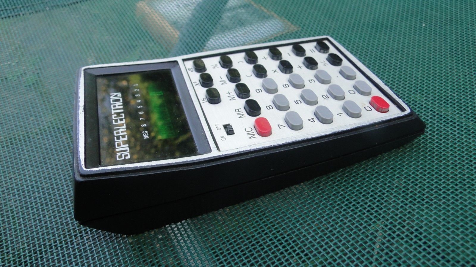 Rare Vintage Superlectron 8GPW VFD Display Calculator Working - Vintage ...