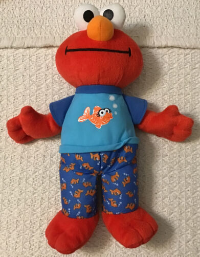 Sesame Street Playskool LULLABY GOOD NIGHT ELMO - Plush, Plays Brahms ...