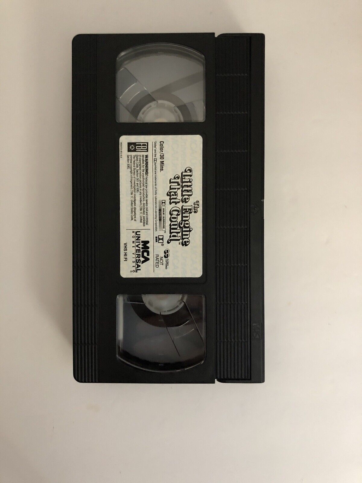 The Little Engine That Could(VHS 1991)Booker Animation Watty Piper-RARE-SHIP24HR - VHS Tapes