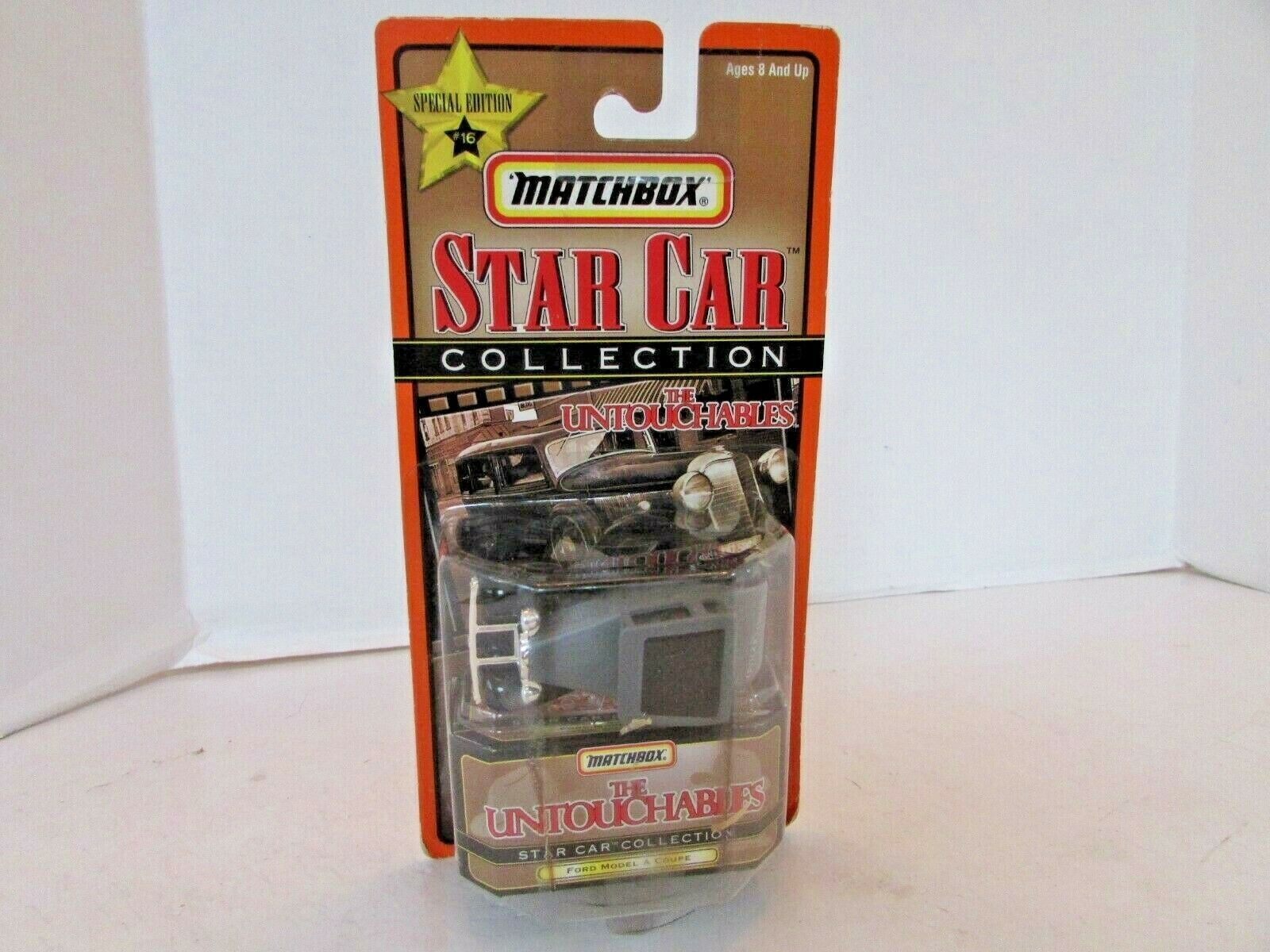 MATCHBOX STAR CAR COLLECTION THE UNTOUCHABLES FORD MODEL A COUPE GREY ...