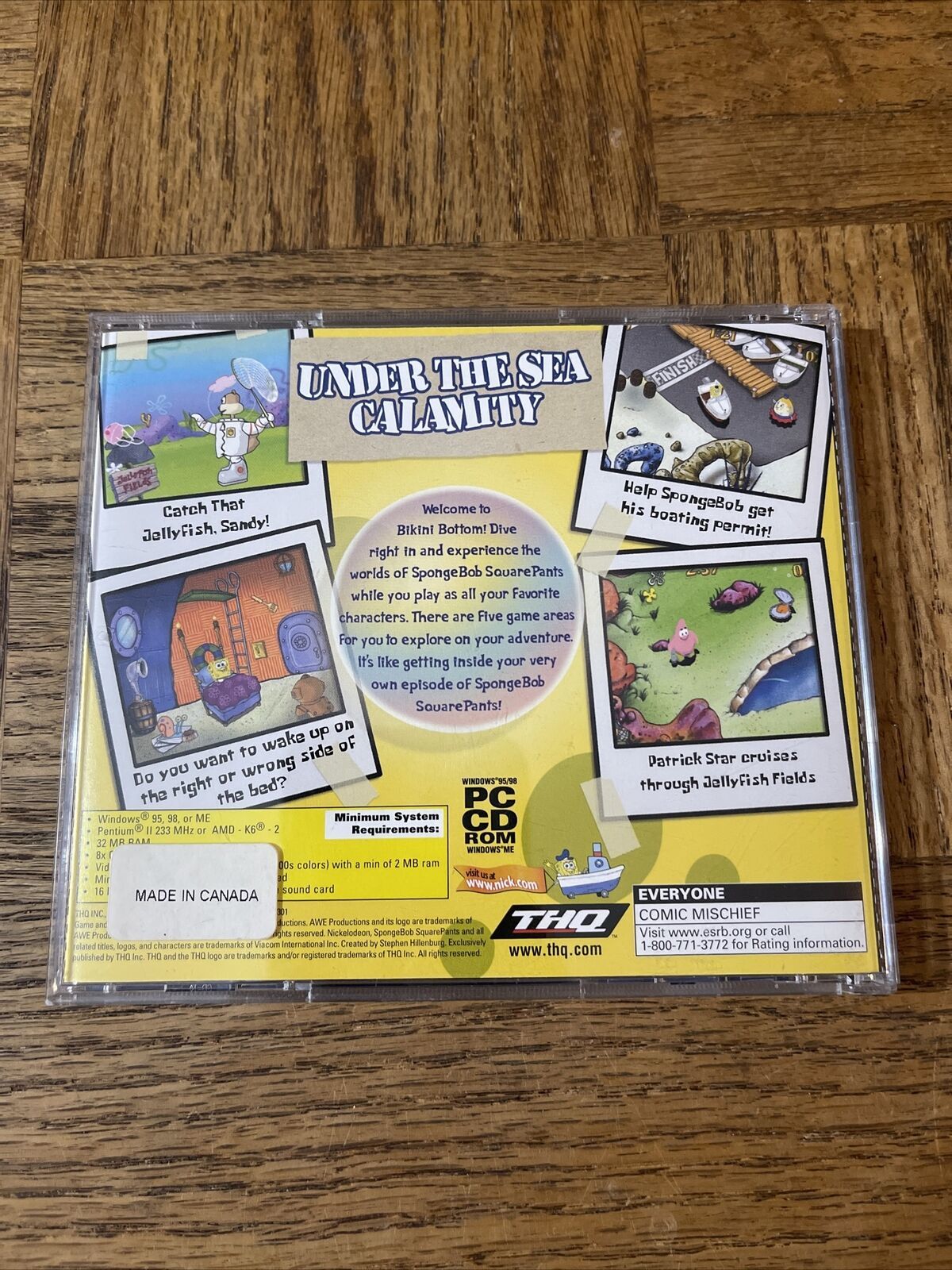 SpongeBob SquarePants Operation Krabby Patty PC CD Rom - Video Games