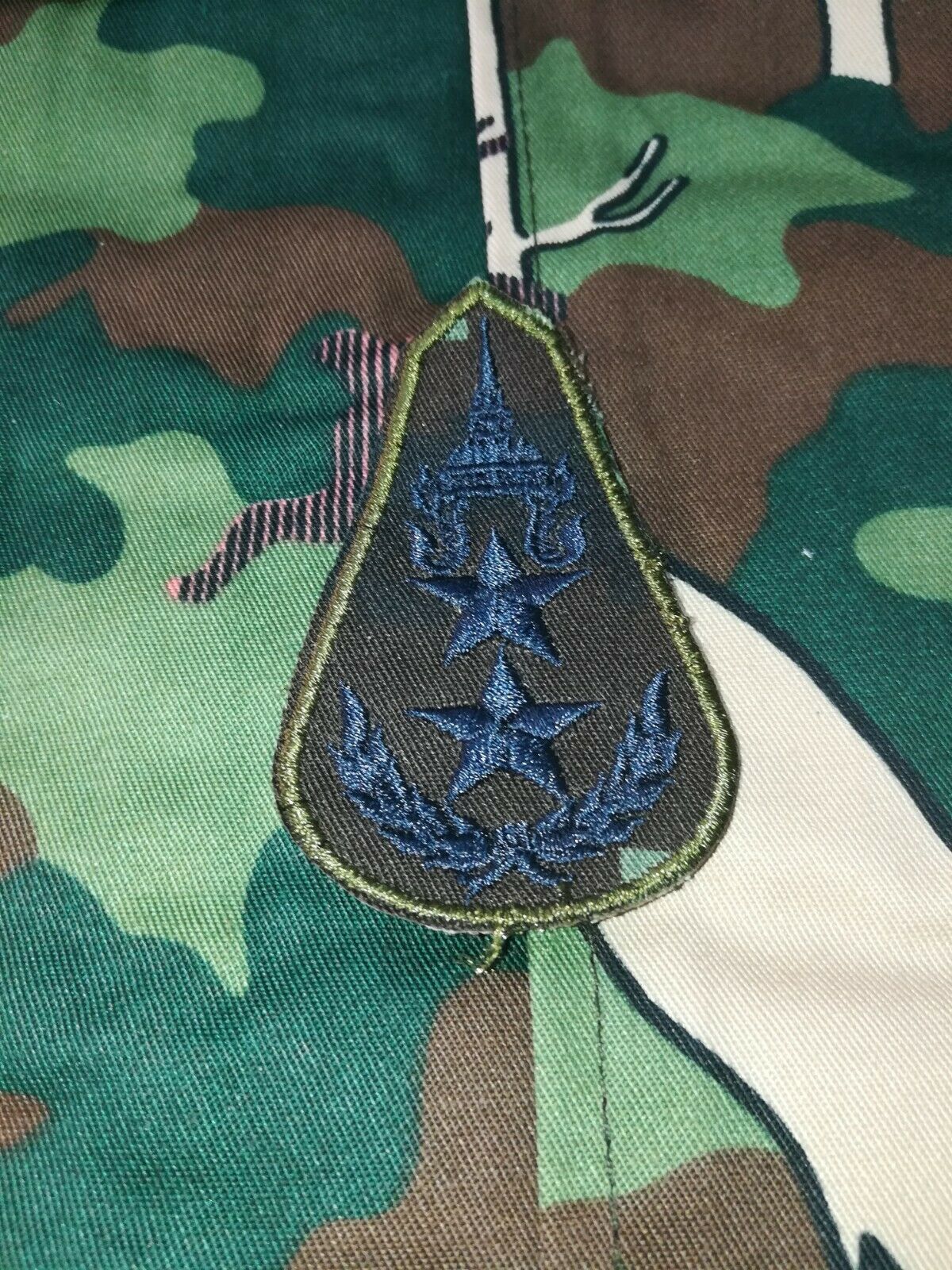 Major General ROYAL THAI ARMY RANK Shirt Jacket RTA RANK Fabric Patch ...