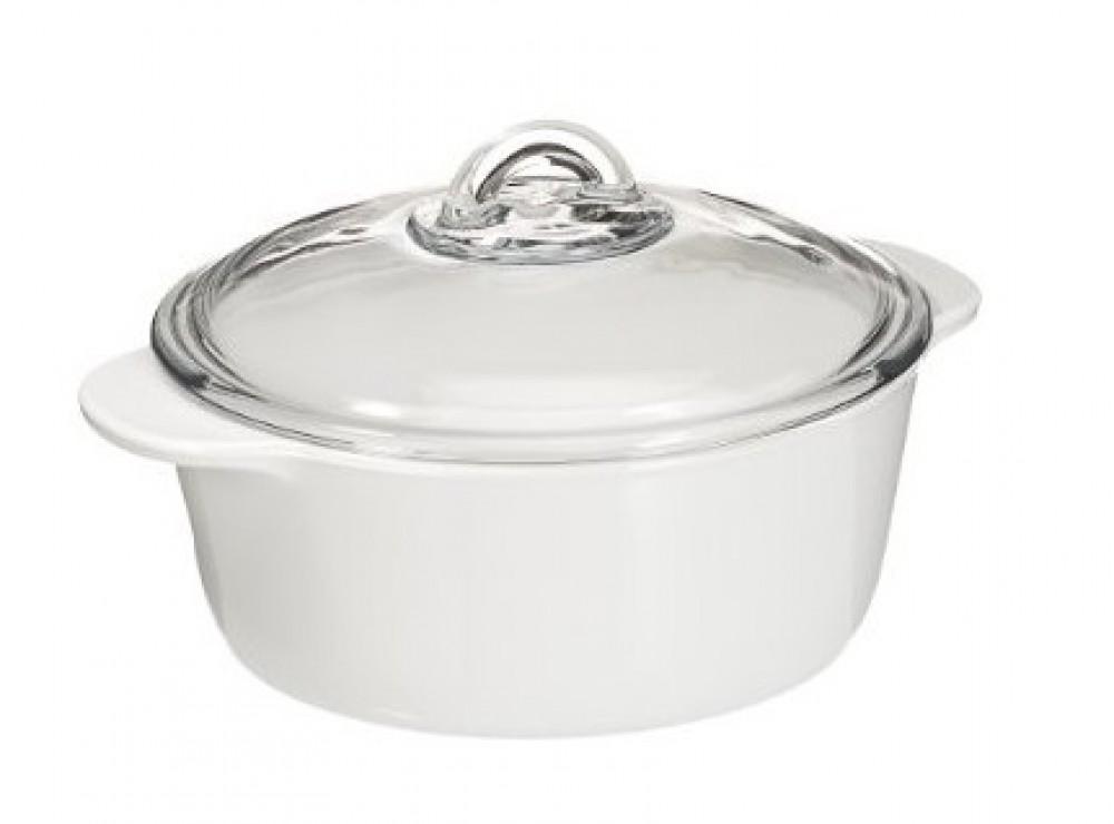 Pyroflam Round Glass Cookware-1L - Dinnerware & Serveware