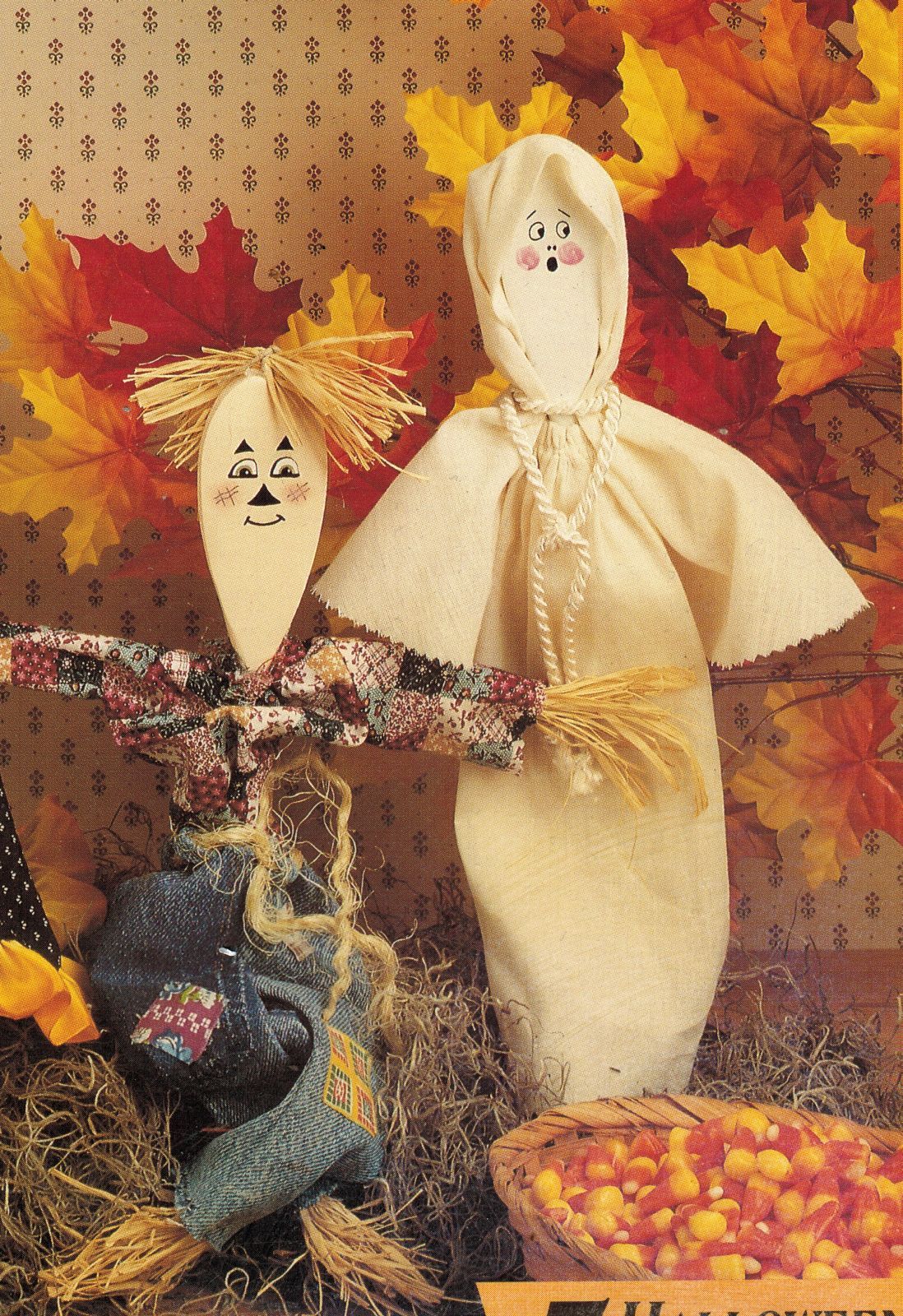 McCall's Halloween Spooky Wooden Cooking Spoons Fabric Craft Pattern ...