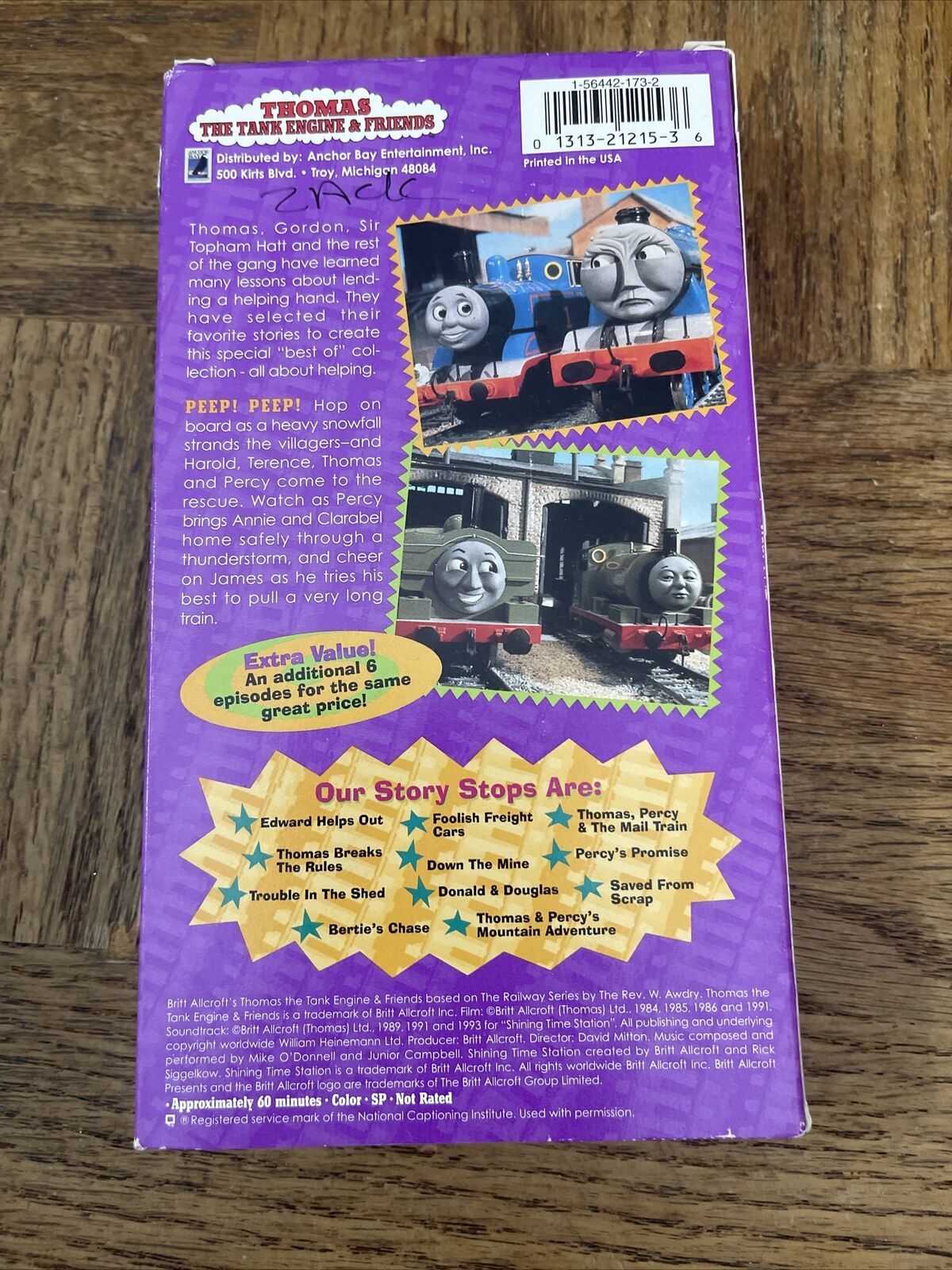 Thomas And Friends Thomas And His Friends Help Out VHS - VHS Tapes