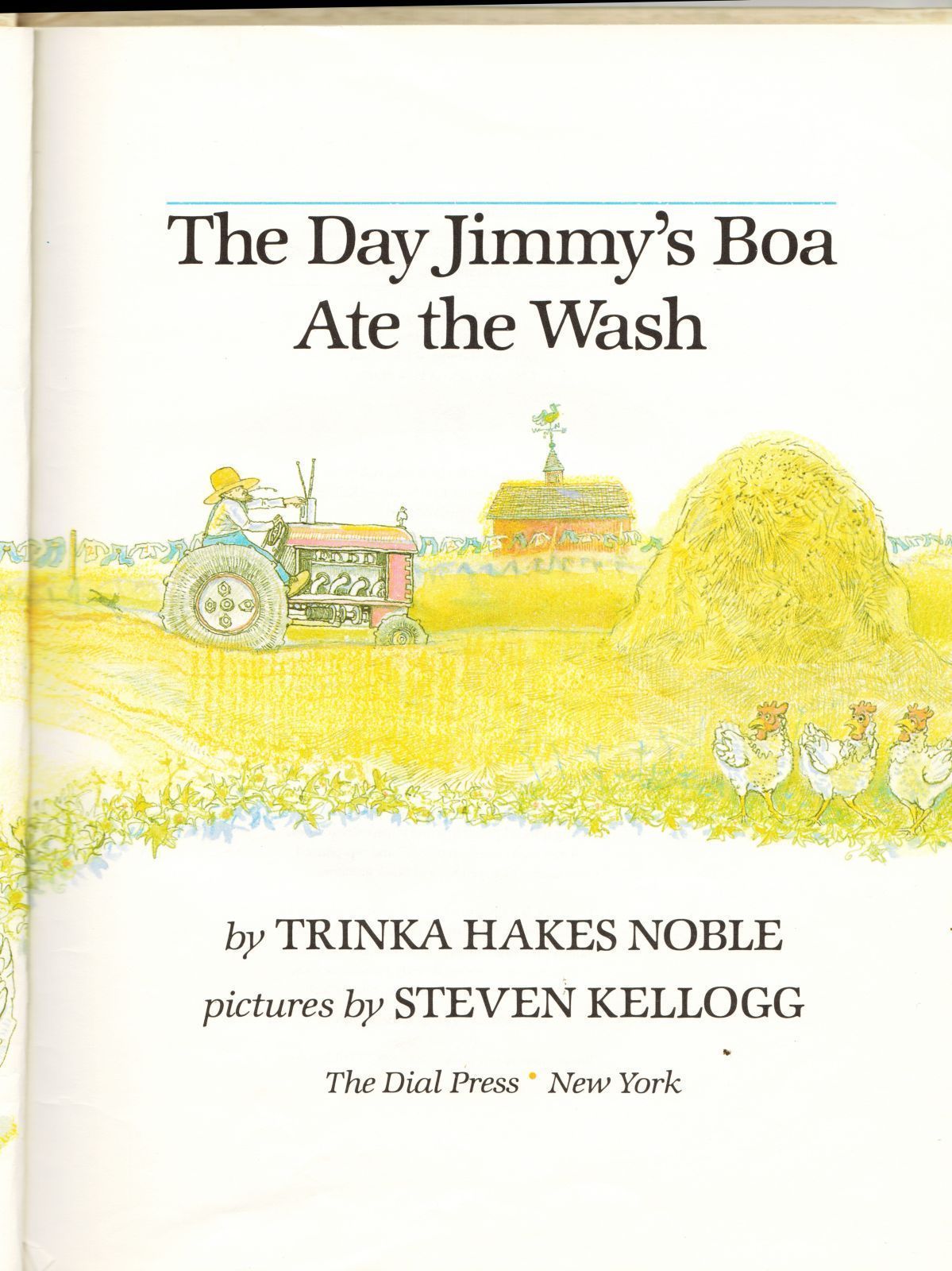 1980 Weekly Reader The Day Jimmy's Boa Ate The Wash Trinka Noble Snake ...