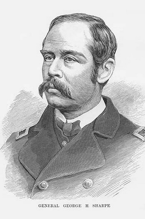 General George H. Sharpe by Frank Leslie - Art Print - Posters & Prints