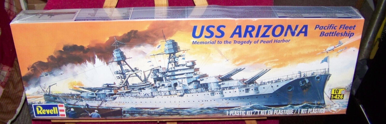u s s arizona/ pacific fleet battleship/ model kit {by revell - Boats ...
