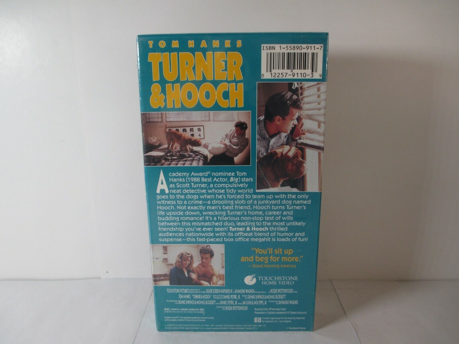 Turner & Hooch VHS Brand New Factory Sealed 80'S MOVIE COMEDY TOM HANKS - VHS Tapes