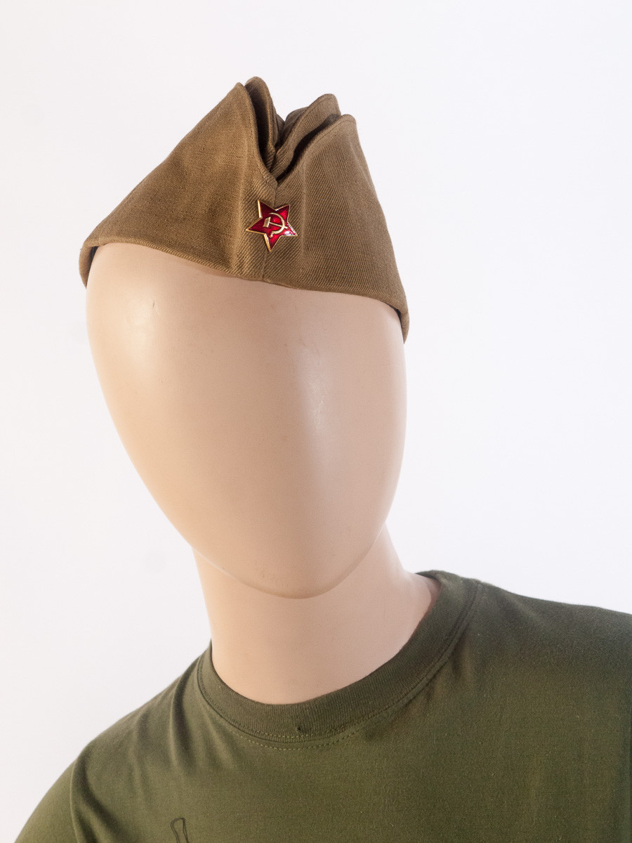 New Unissued Red Army Soviet garrison cap pilotka hat communist ...