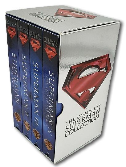 VHS - The Complete Superman Collection (1978-1987) *4 Movie Box Set / DC Comics* - VHS Tapes