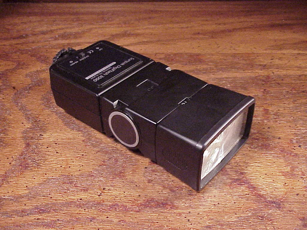 Sunpak Digiflash 3000 Digital TTL Electronic Flash Unit, tested, clean ...