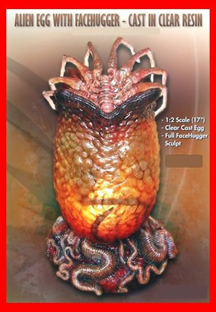 ALIEN EGG with Facehugger 1/2 DIY Resin Model Kit Figure Sculpture ...