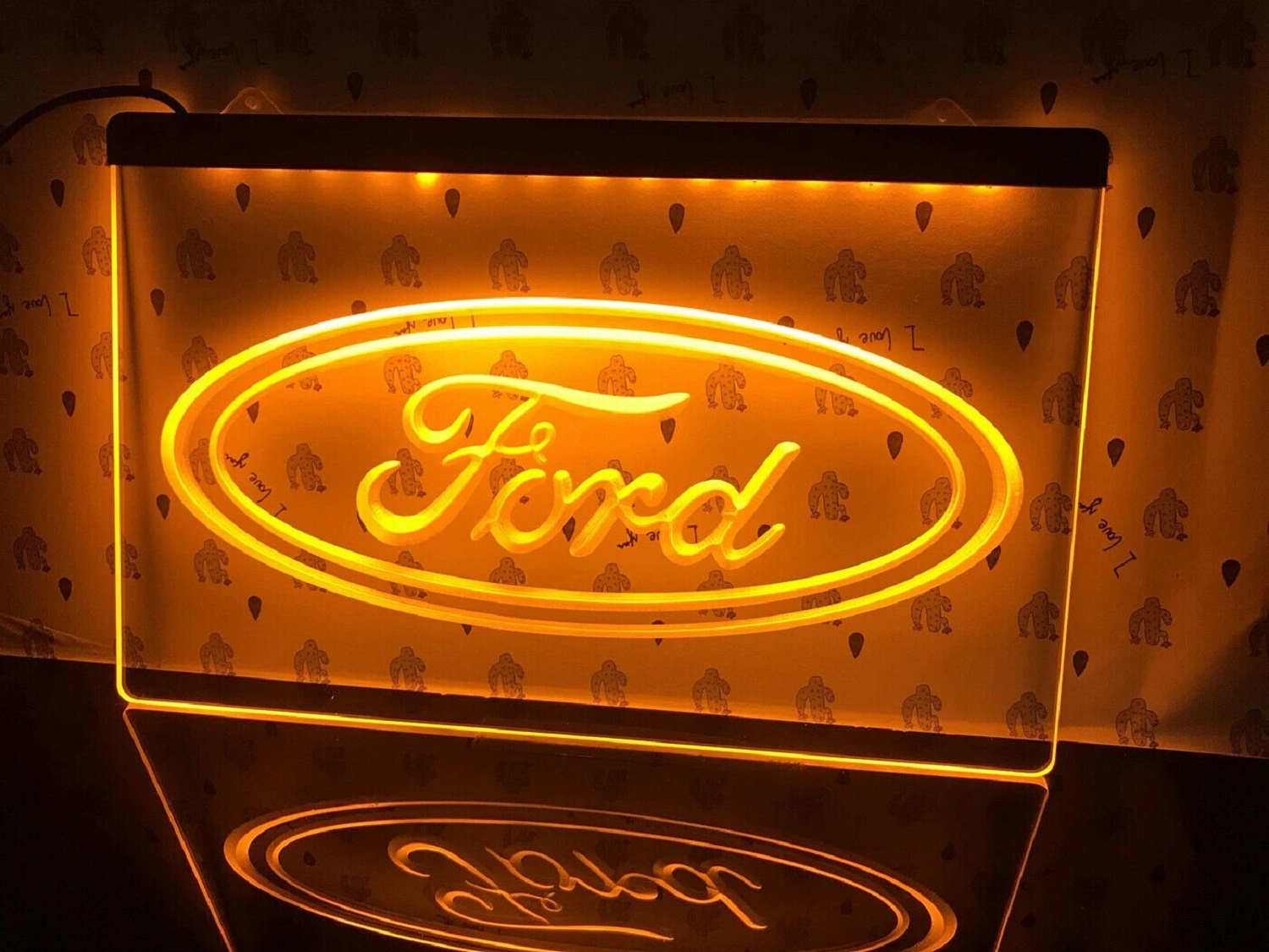 Ford Illuminated Led Neon Sign Home Decor, Room, Garage, Lights Décor ...