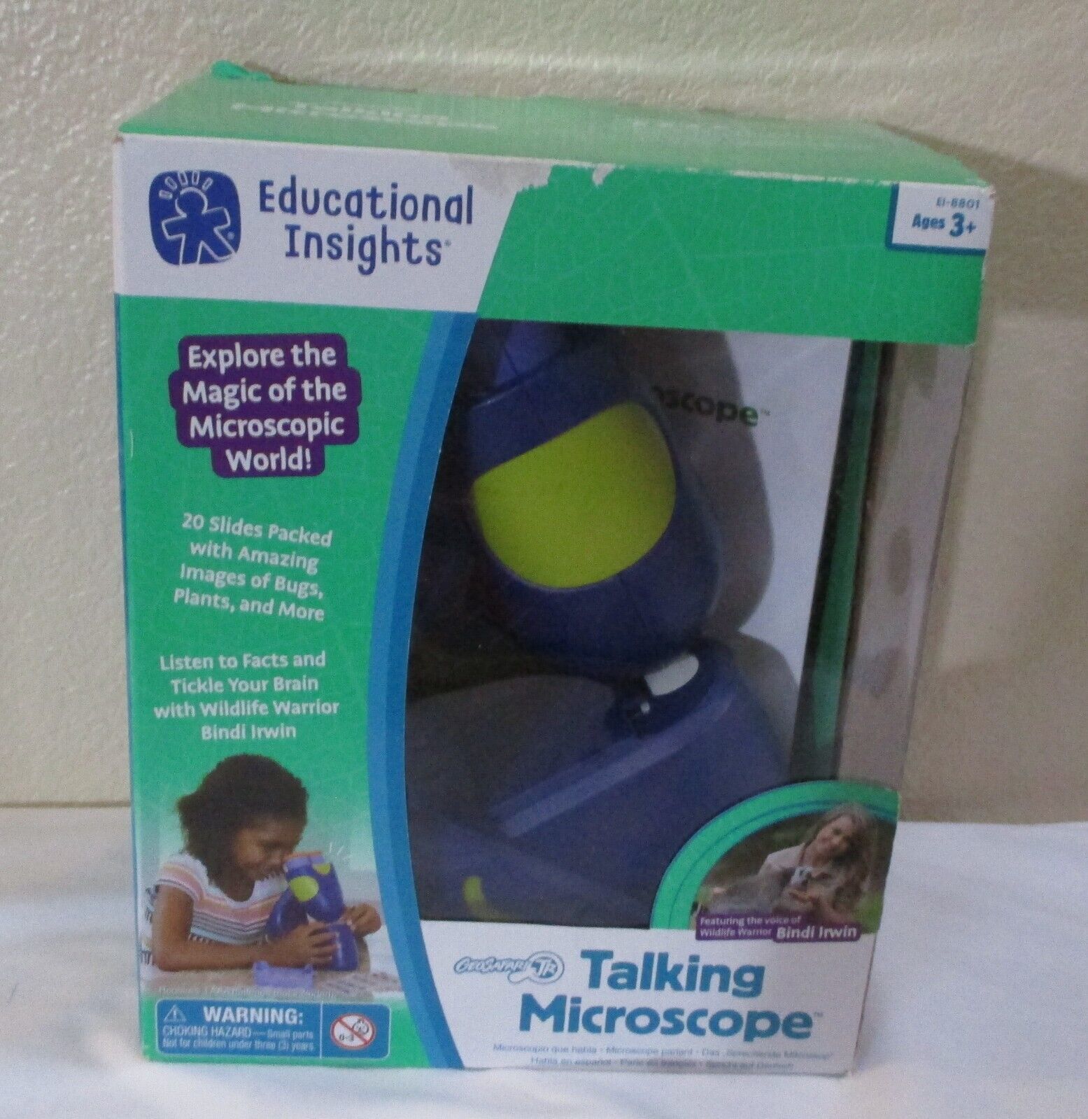 GeoSafari Jr. Talking Kids Microscope Preschool Science Toy - Microscopes & Chemistry