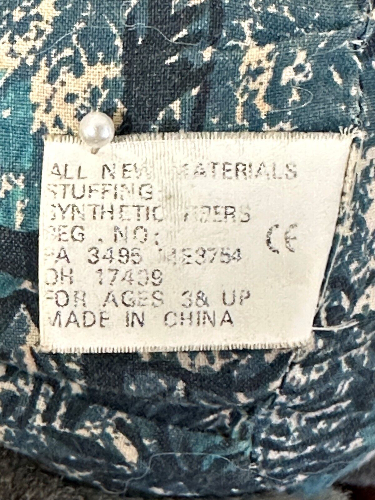 Vintage Kuddle Me Kellytoy Elephant Stuffed Animal Plush 11" Blue Green ...