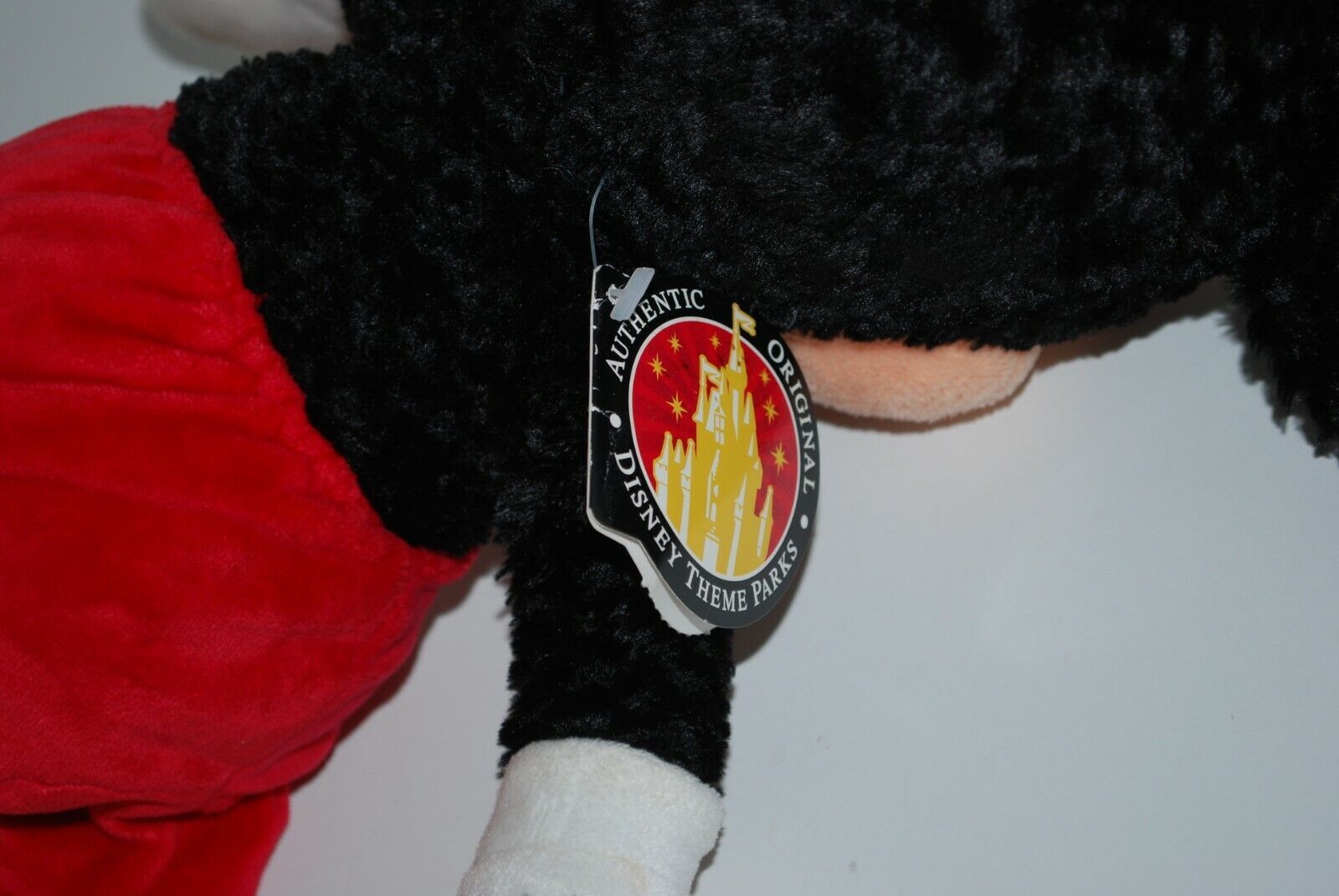 Mickey Mouse Plush Animal 17" Toy fuzzy curly Walt Disney World ...