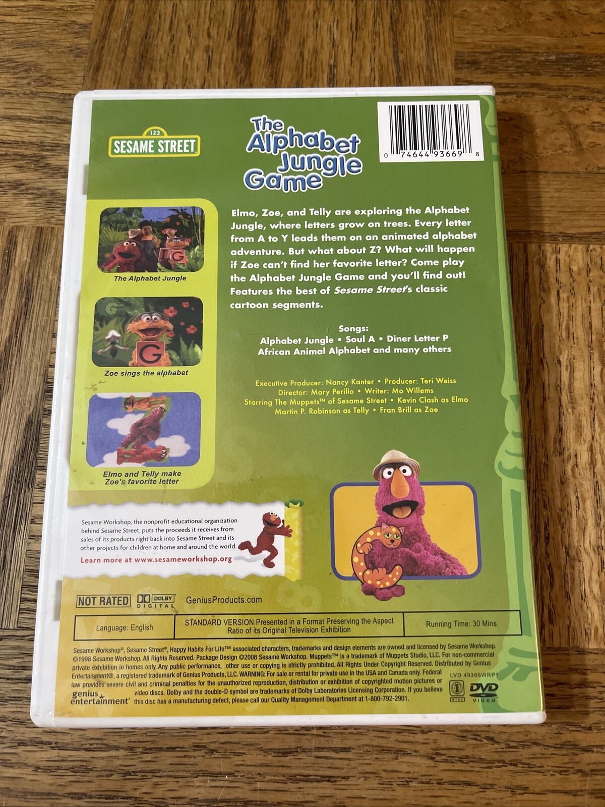 Sesame Street The Alphabet Jungle Game DVD - DVDs & Blu-ray Discs