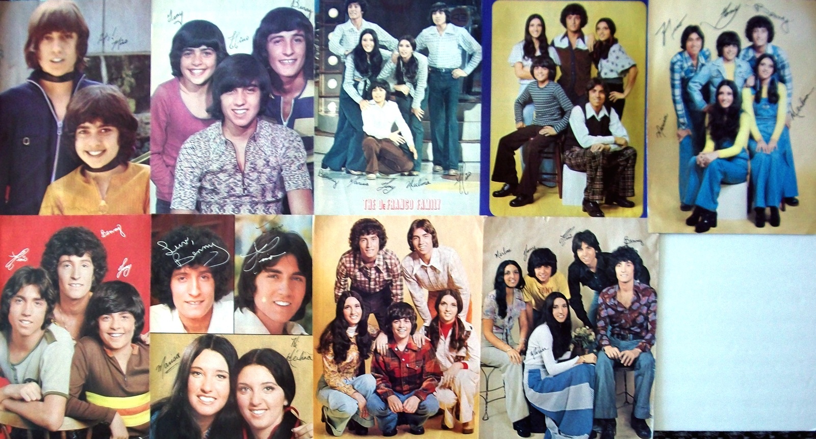 THE DEFRANCO FAMILY ~ 15 Color PIN-UPS, Centerfold from 1972-1974 ...