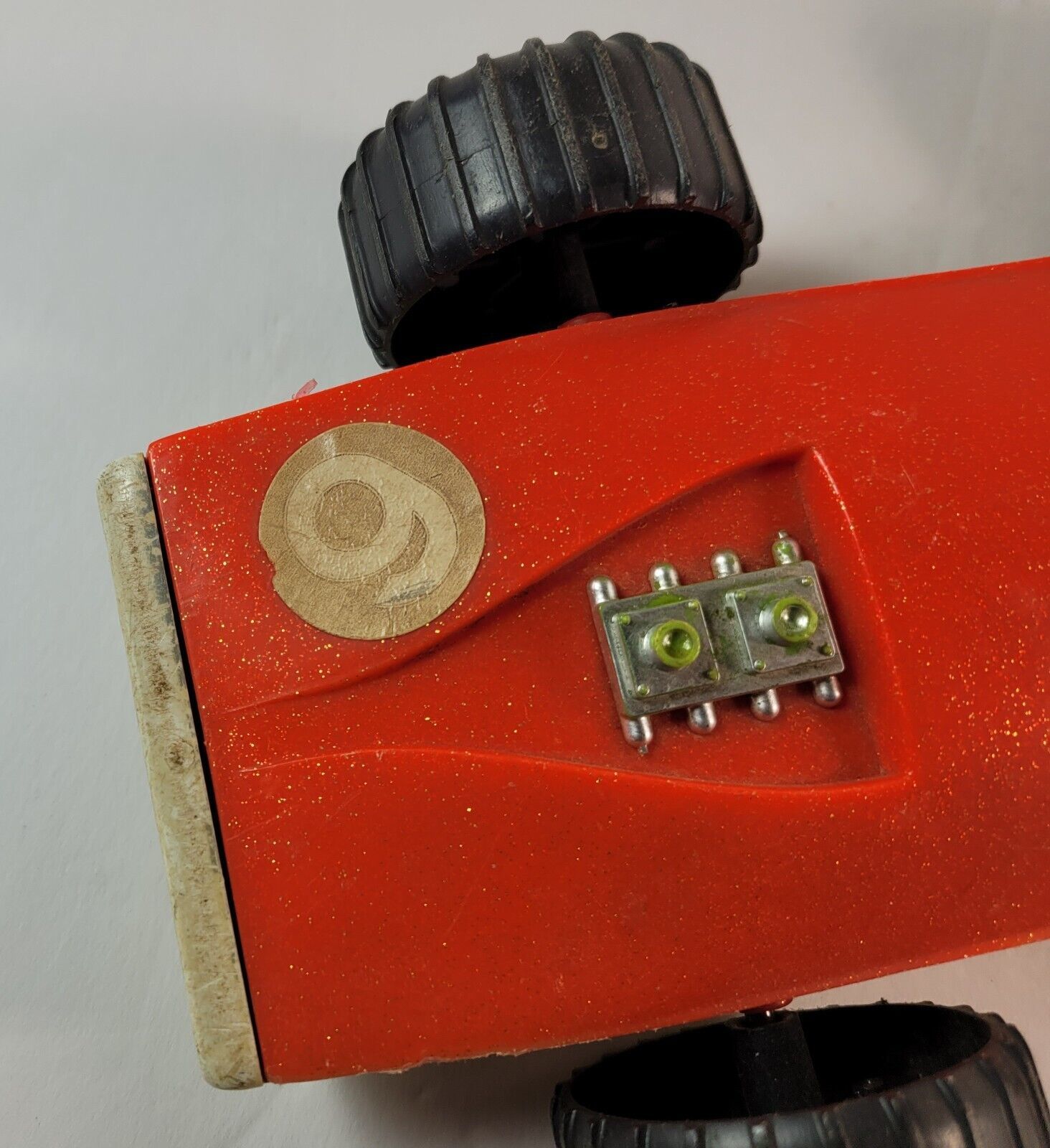 Vintage Hawk Model Co Turn Me Over Plastic Race Car 10" Reverse Racer ...