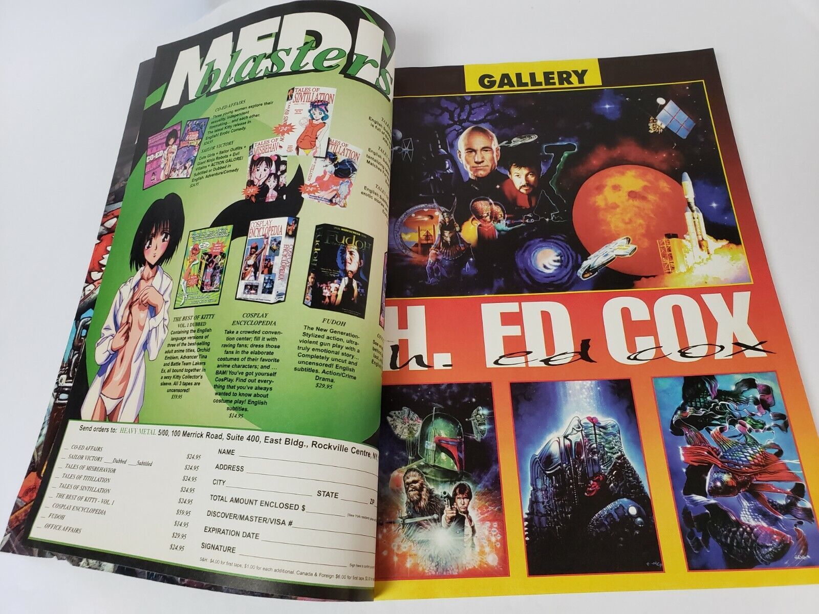 2000 HEAVY METAL MAY COMIC MAGAZINE COLLECTORS BOOK SCI-FI RETRO RISQUE ...