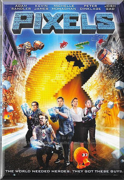 DVD - Pixels (2015) *Adam Sandler / Michelle Monaghan / Pac-Man / Q ...