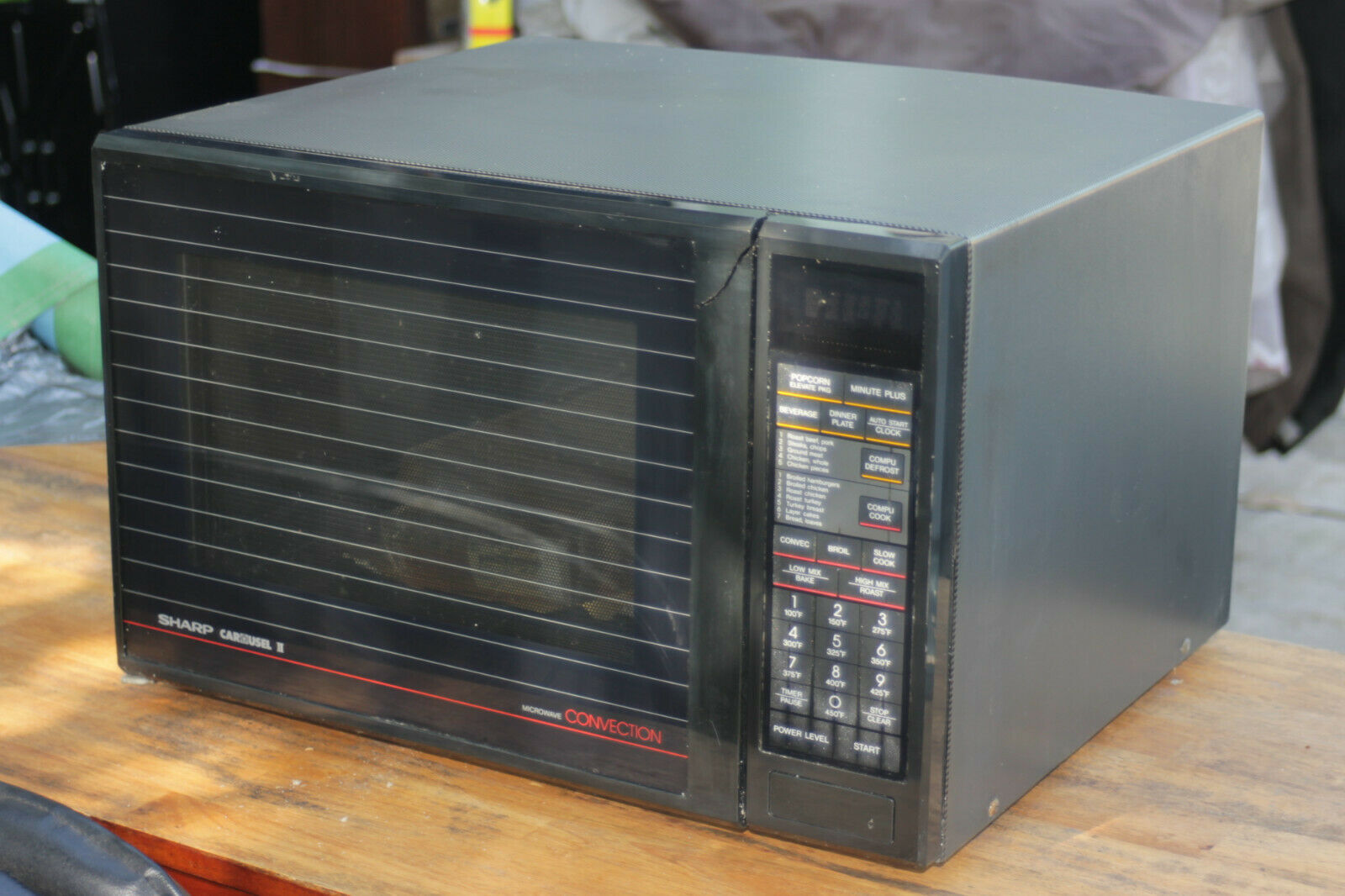 Sharp Carousel II Convection Microwave for parts Model R-7A82 ...