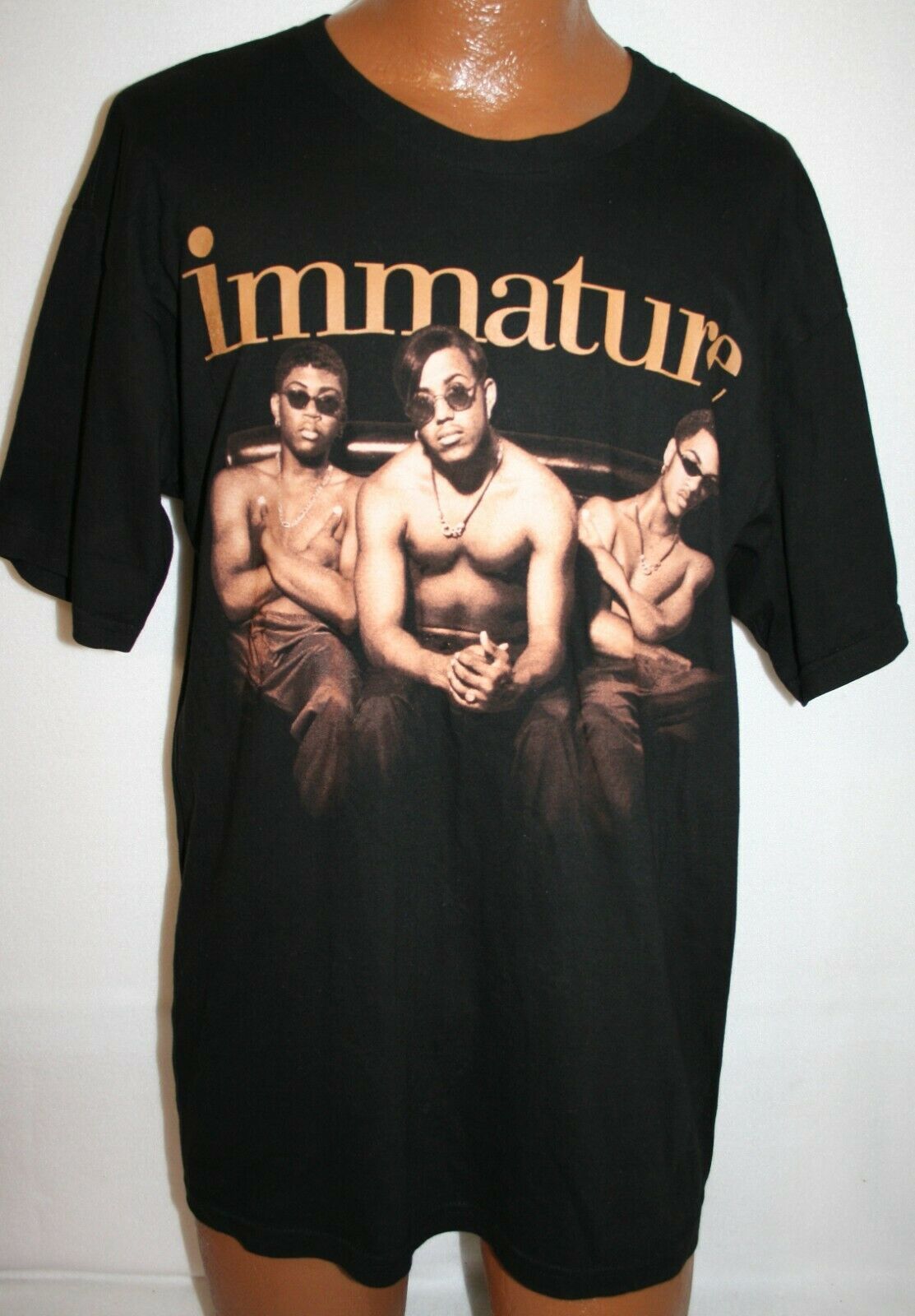 Vintage IMMATURE 1997-1998 The Journey Concert Tour Black T-SHIRT L IMX ...