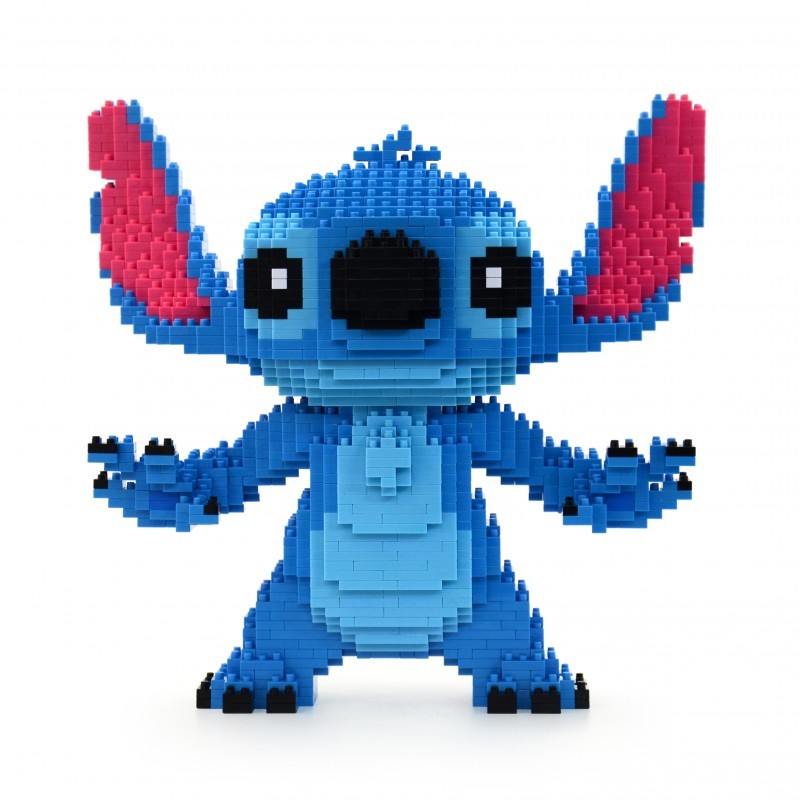 Stitch (Lilo & Stitch) Brick Sculpture (JEKCA Lego Brick) DIY Kit ...