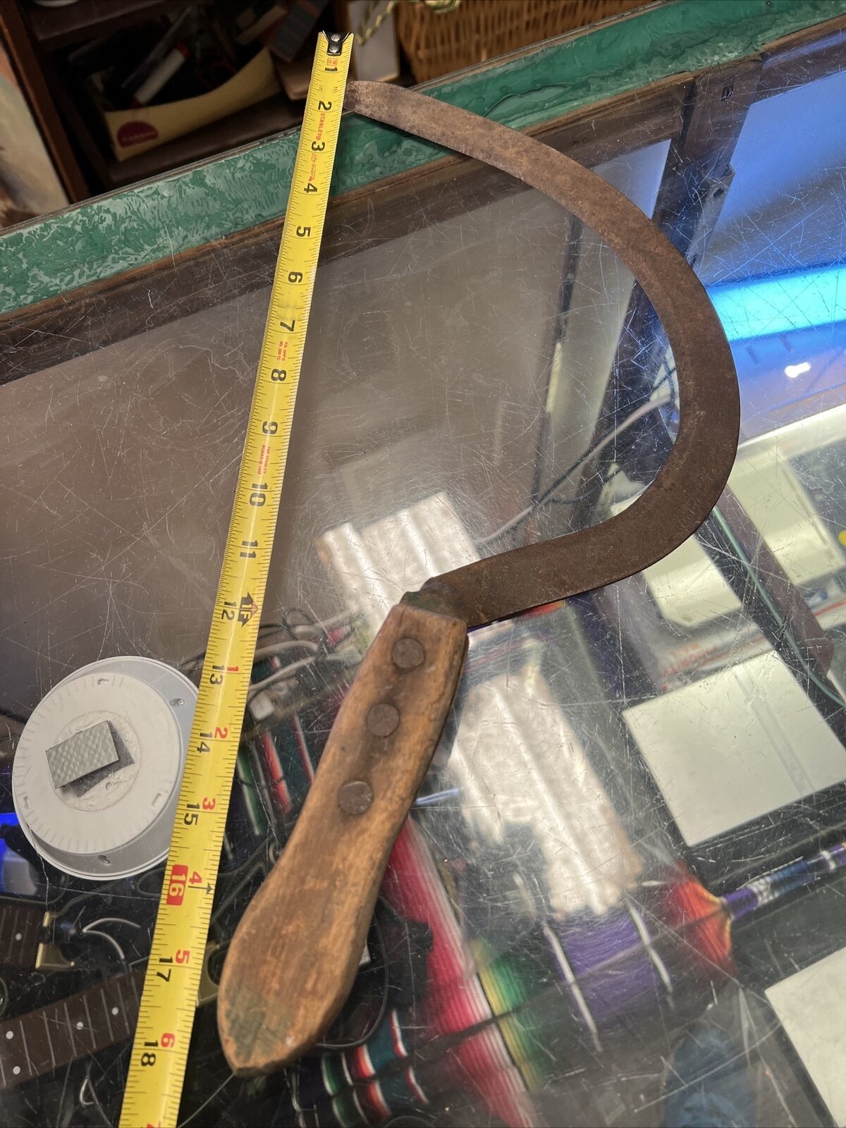 Village Blacksmith Hand Scythe Sickle Old Farm Tool Vintage - Scythes ...