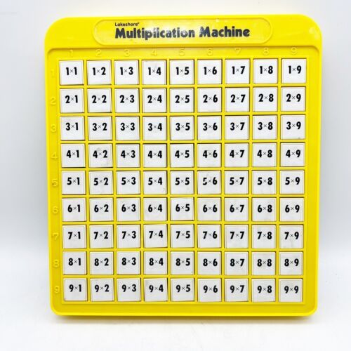 Lakeshore Learning Multiplication Math Machine Educational Aid Home ...
