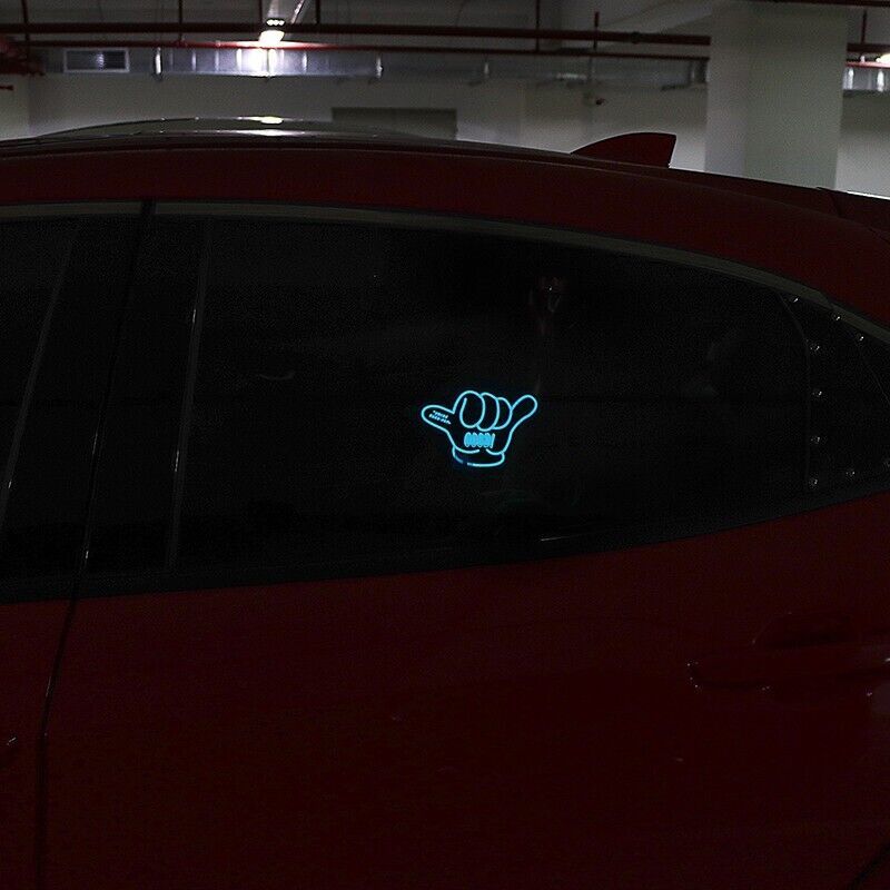 JDM Finger Shape "GOOD" Car Sticker Decal Back/Front/Rear Window Signal ...