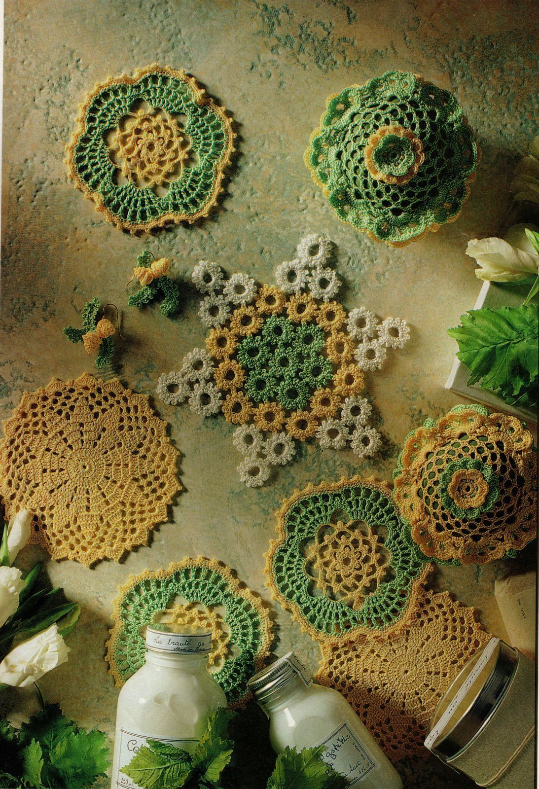 Advanced Celtic Magic Concentricity Zig & Zag Pale Crocus Doily Crochet ...