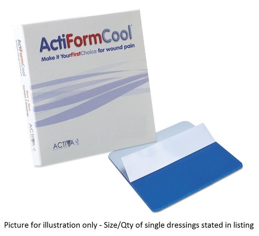 ActiForm Cool Hydrogel Dressing(s) 10cm x 10cm Burns Scalds Painful ...