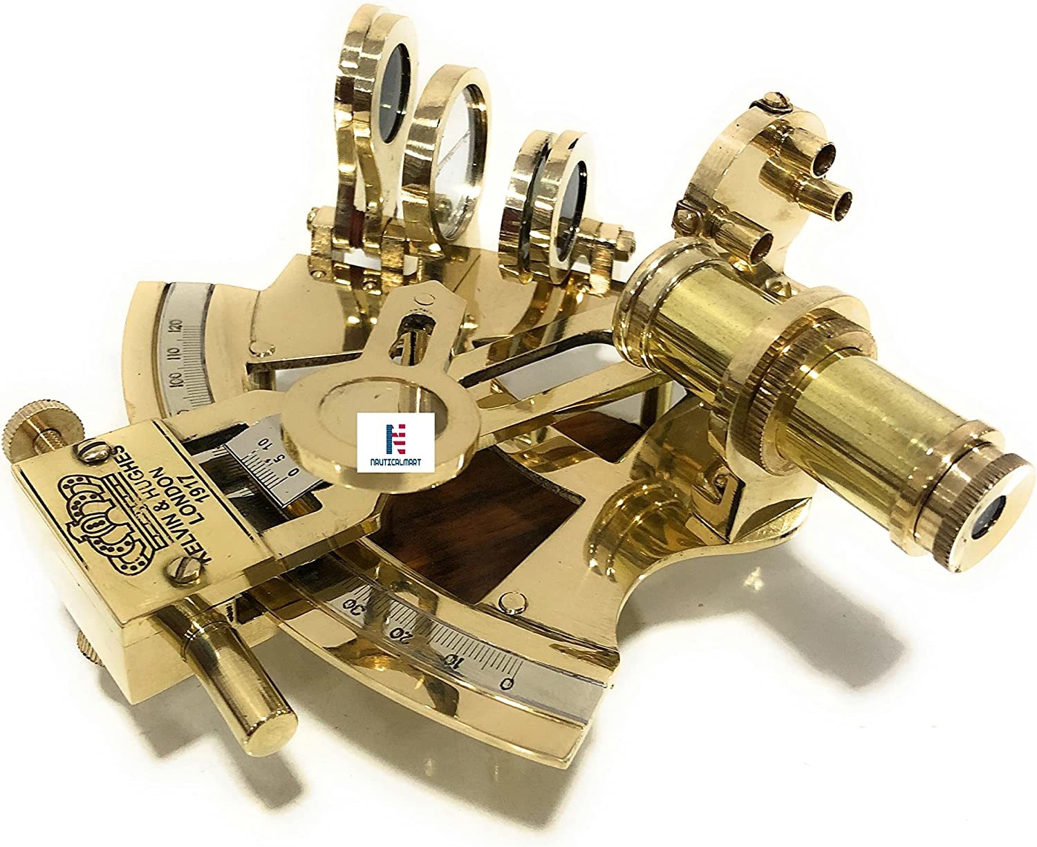 NauticalMart Titanic Memorabilia Brass 5" Sextant-White Star Line-Solid Brass Se - Sextants