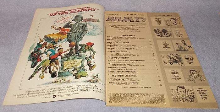 Mad Sarcastic Humor Comic Magazine No. 217 September 1980 Alfred E ...