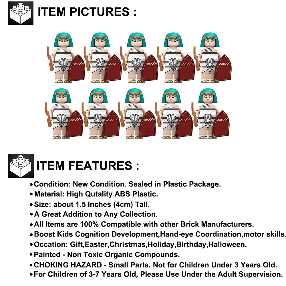 Egyptian Pharaoh King Tut & Royal Guard Army and similar items