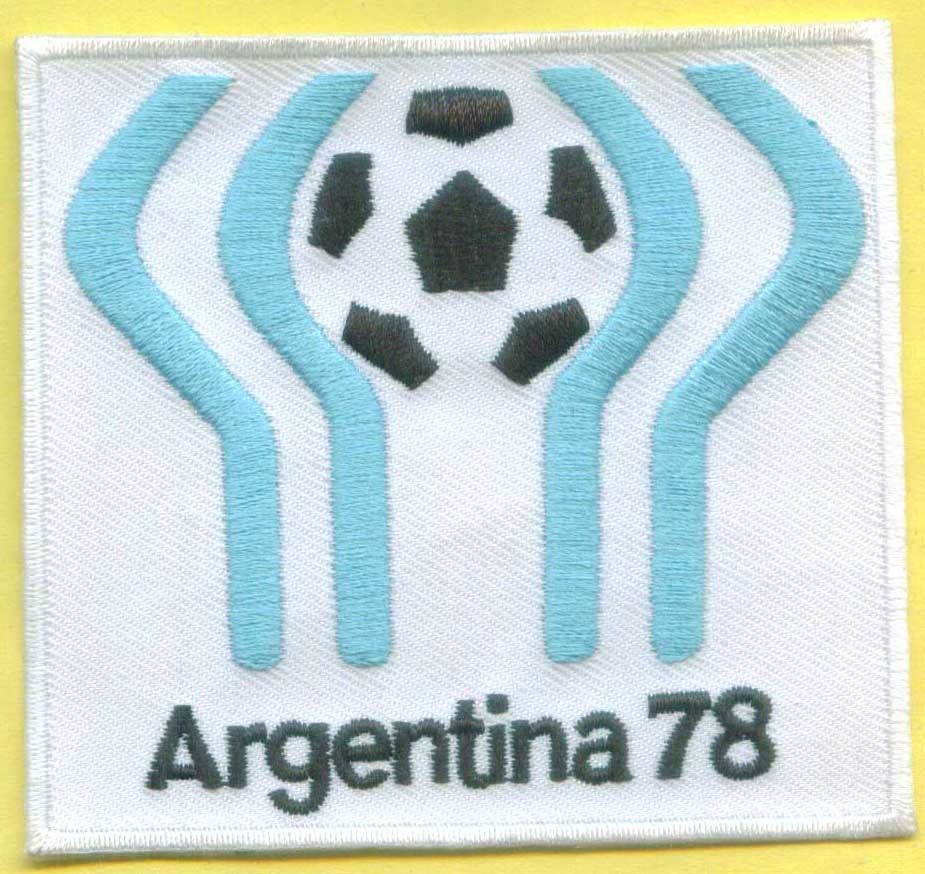 1978 11th World Cup Argentina Football Soccer Badge Iron On Embroidered Patch - Embellishments ...