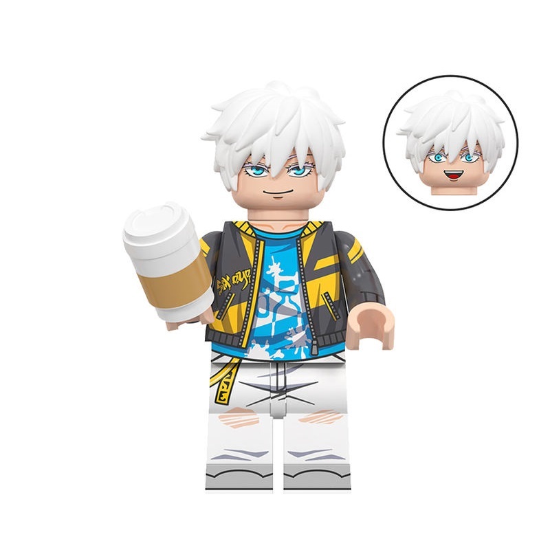 Jujutsu Kaisen Satoru Gojo Minifigures Weapons and Accessories ...
