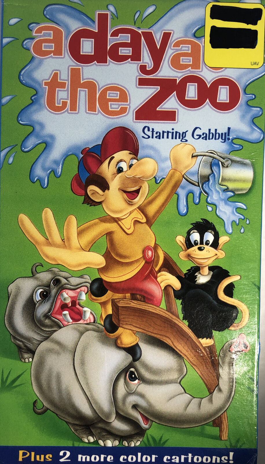A Day At The Zoo VHS Starring Gabby-Cartoon(VHS 1996)TESTED-RARE ...