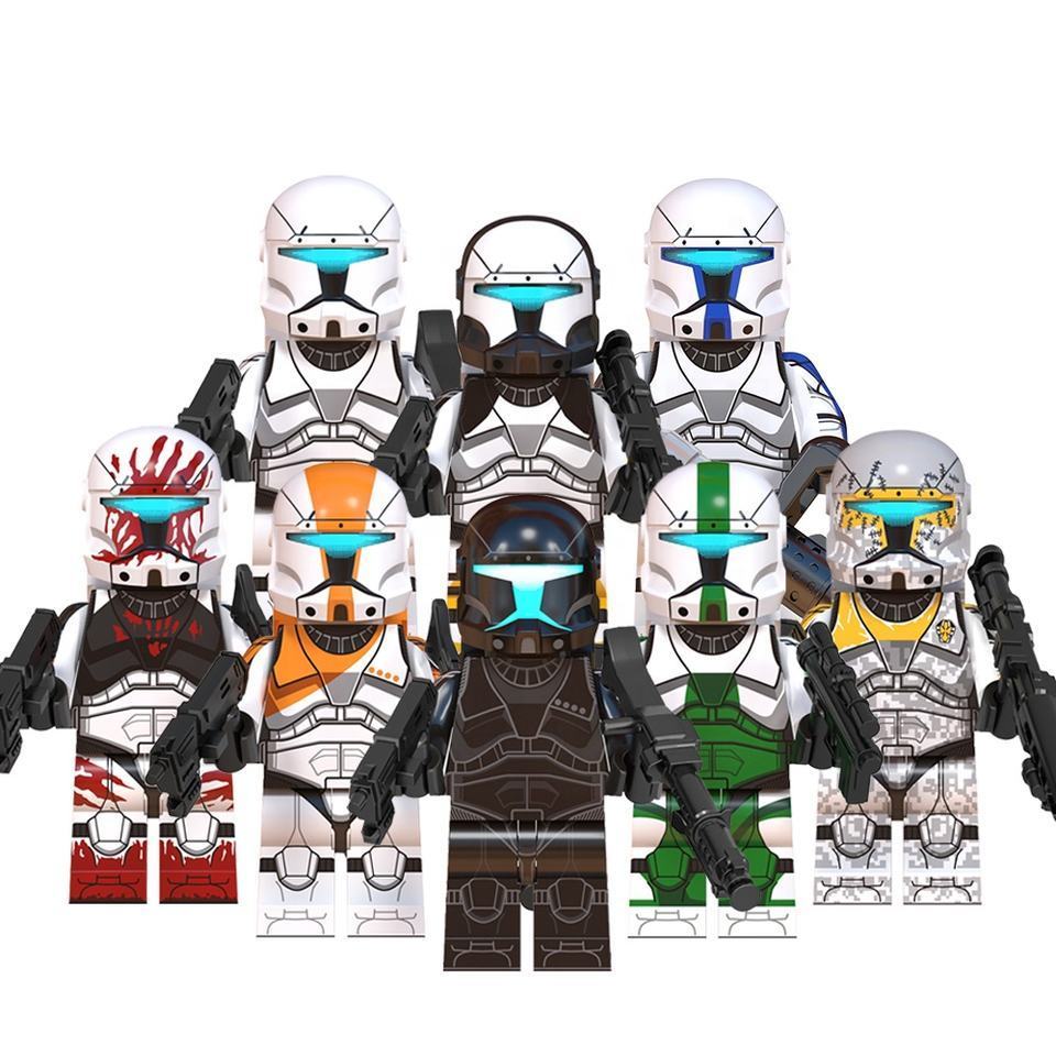 Star Wars Clone Commando Assortment Troopers 8 Custom Minifigures ...