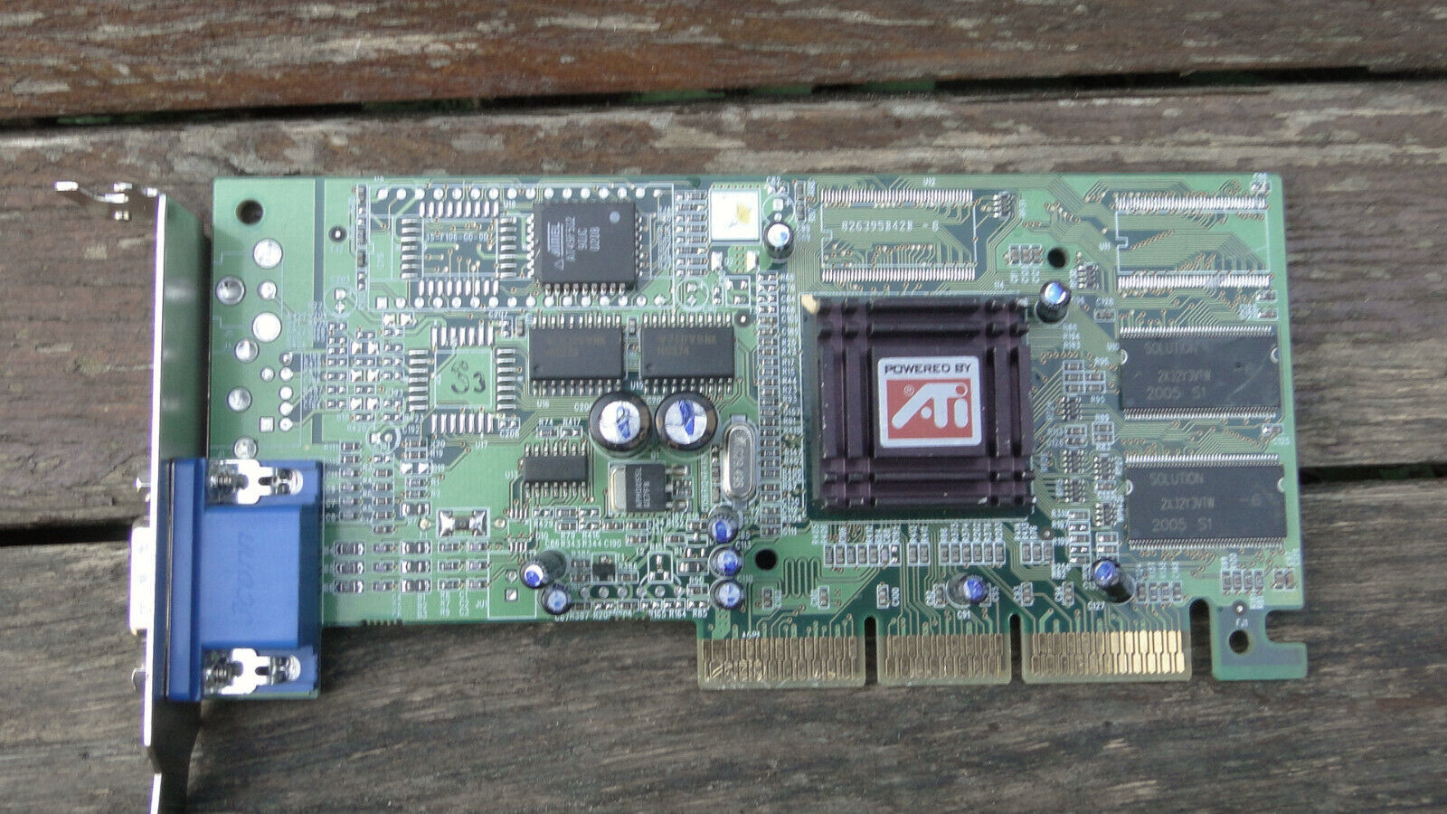 ATI RAGE 128 PRO Ultra AGP 16mb retro gaming graphics card windows 95 ...
